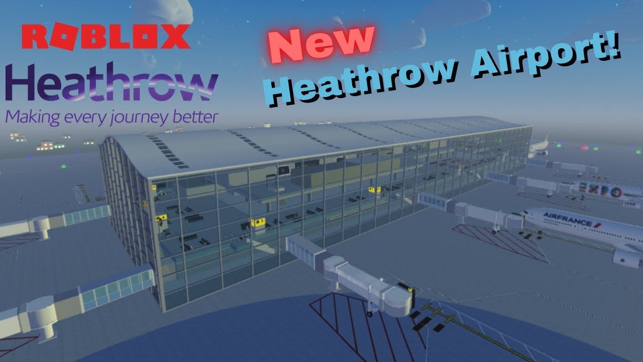 NEW Heathrow Airport in Cabin Crew Sim! | Roblox Cabin Crew Simulator ...