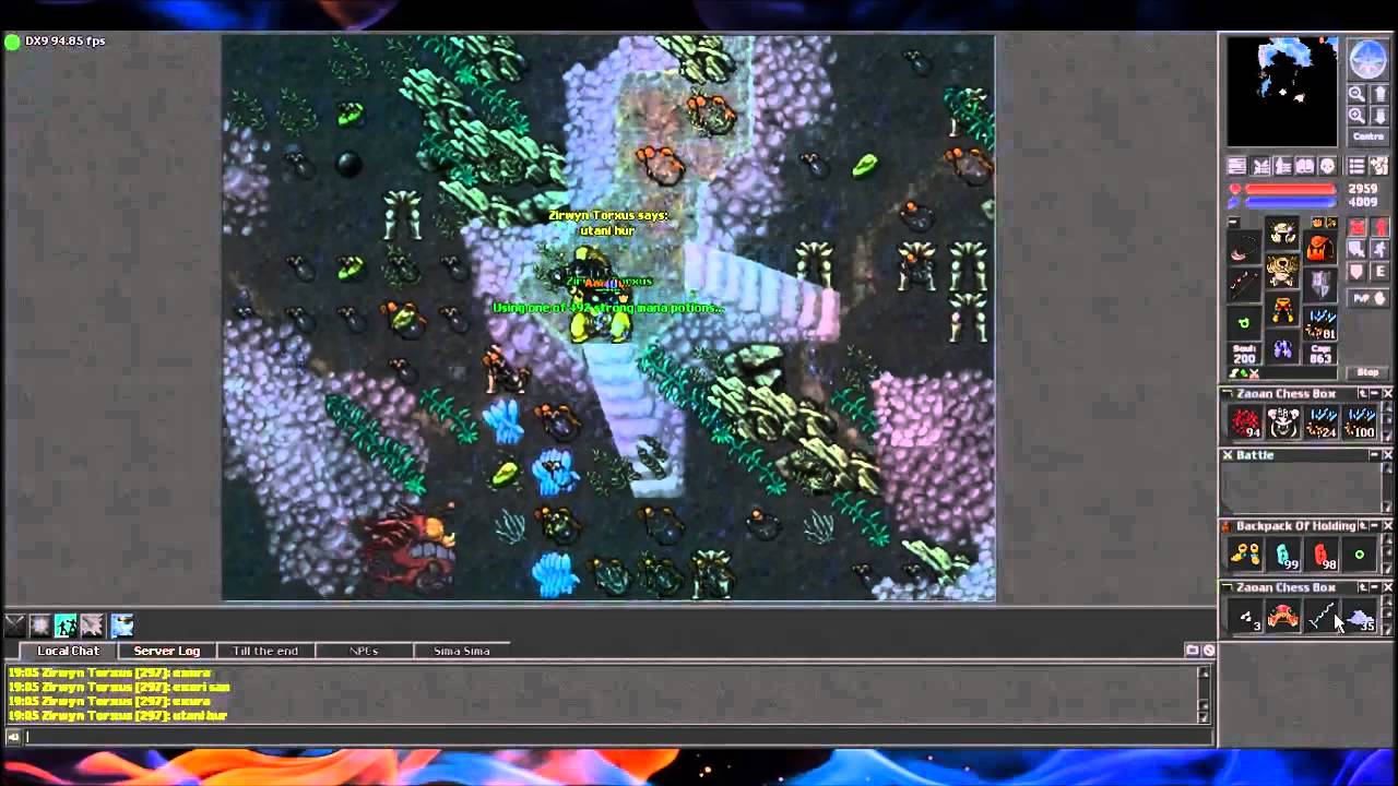 Tibia- seacrest serpents hunt - YouTube