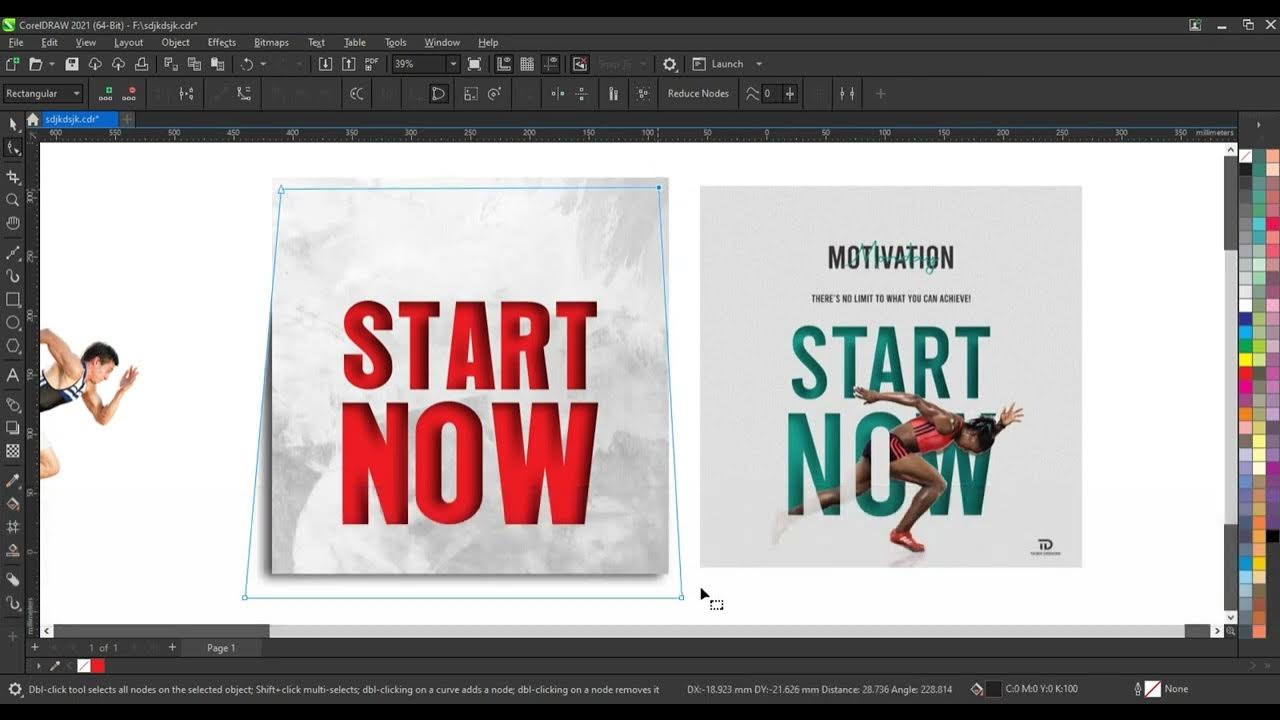 Creative & AWESOME TEXT EFFECTS | CorelDRAW Tutorial - Ahsan Sabri - YouTube