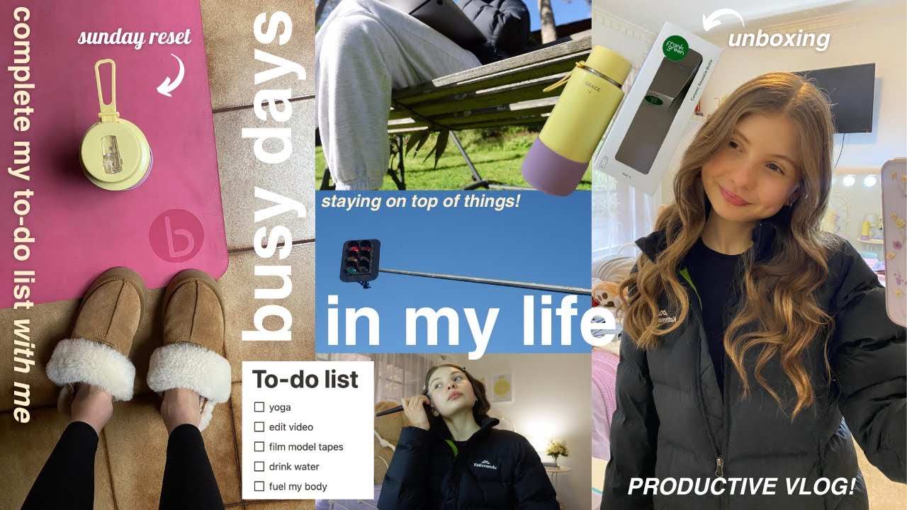 BUSY DAYS IN MY LIFE: Complete to-do list with me, how I stay on top of ...