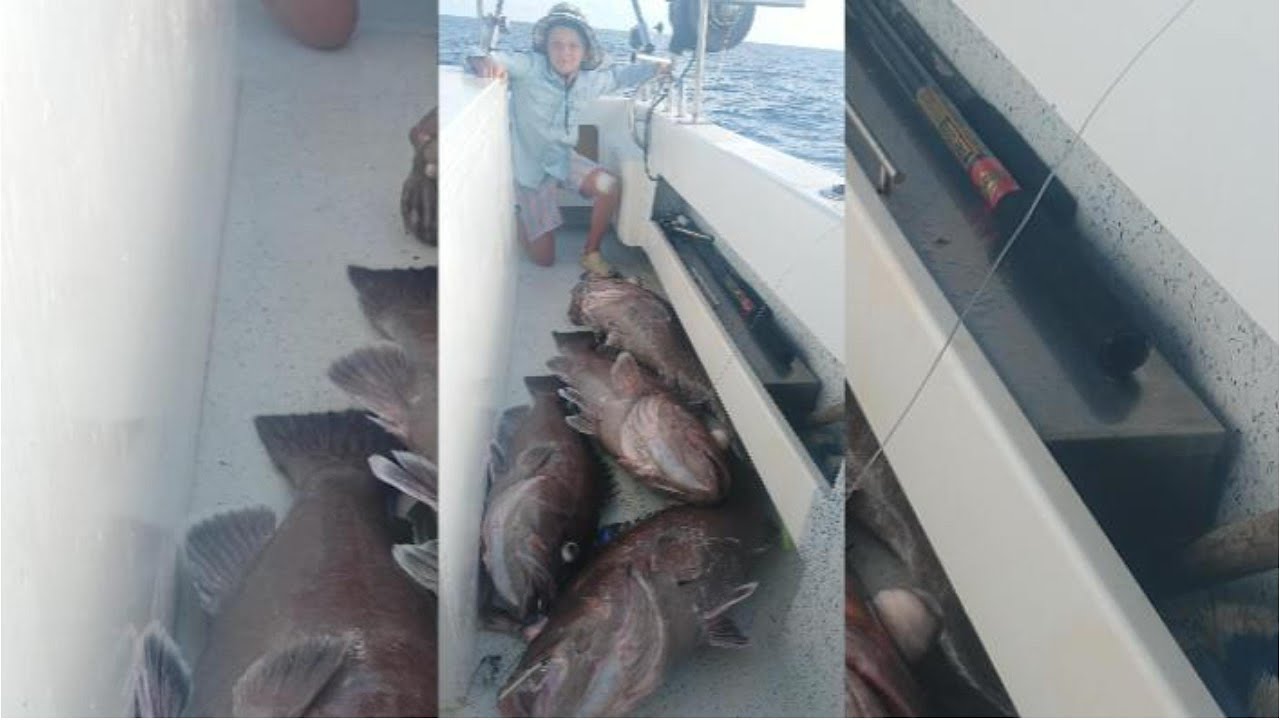 Bar Cod Fishing with Jace - YouTube