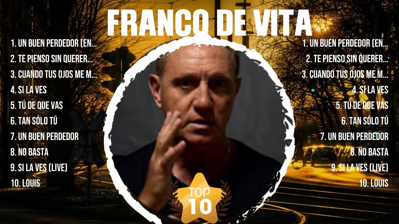 Franco De Vita ~ Greatest Hits Full Album ~ Best Old Songs All Of Time ...