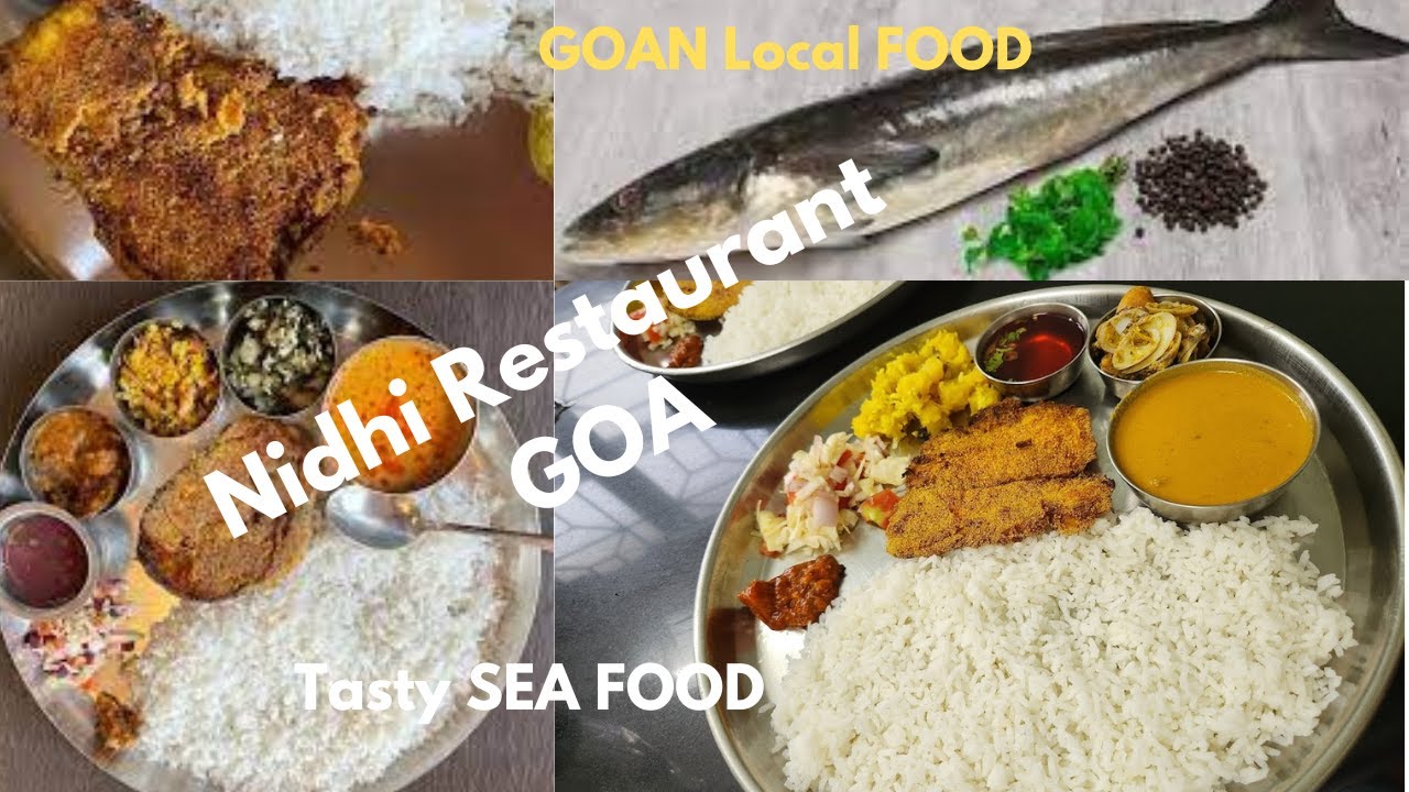 Authentic Fish Thali 🐠MANDREM Goa | Nidhi Restaurant | MODSO Local Fish ...