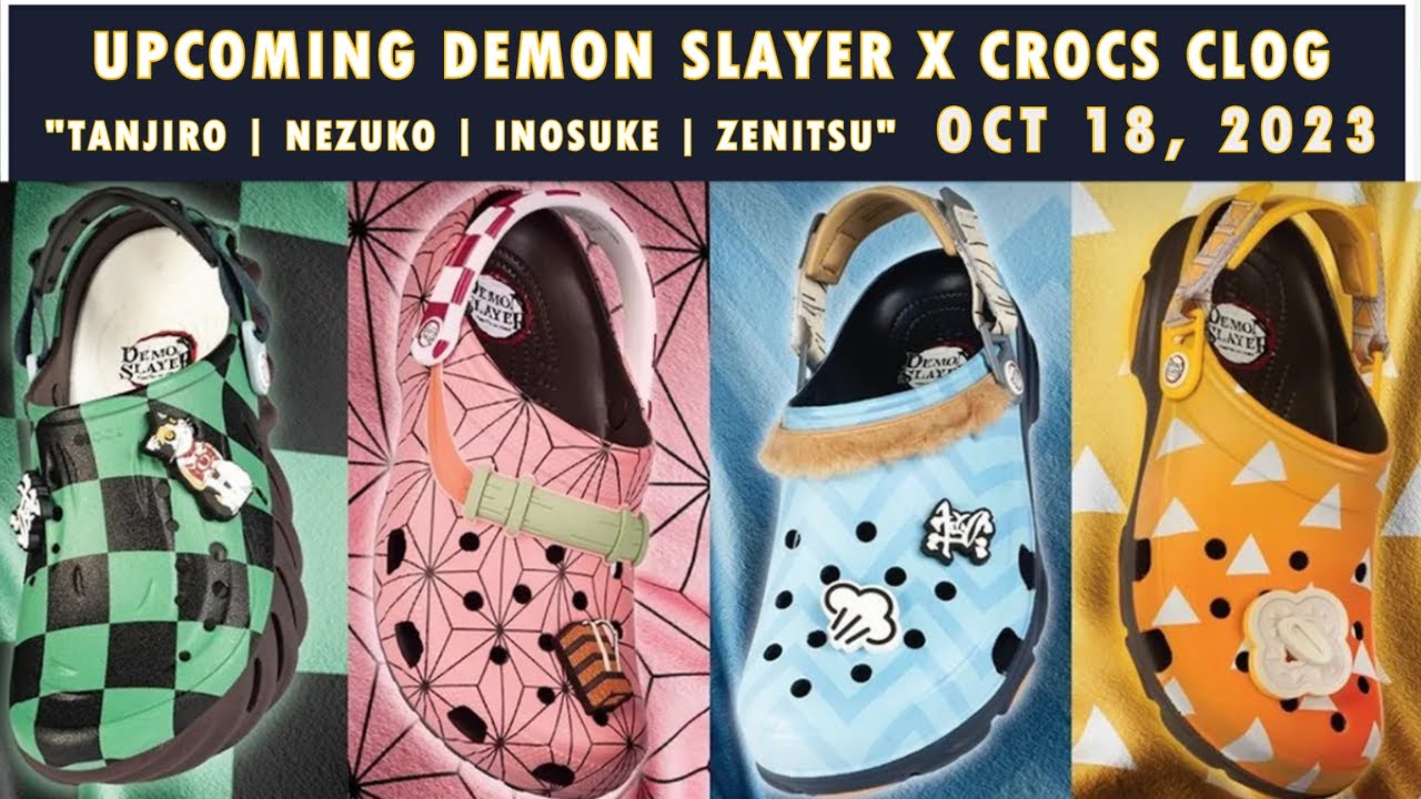 UPCOMING DEMON SLAYER X CROCS CLOG "TANJIRO | NEZUKO | INOSUKE ...