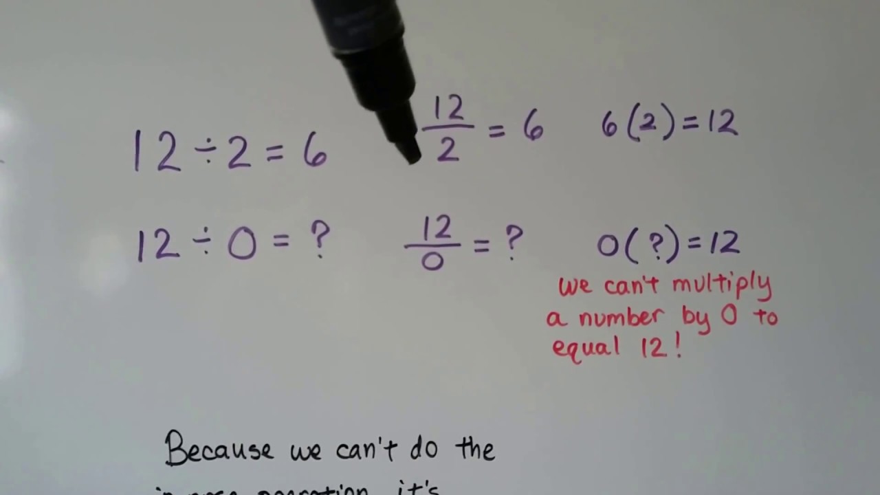 Algebra I 2 6B Dividing Rational Numbers With Zero undefined Answer