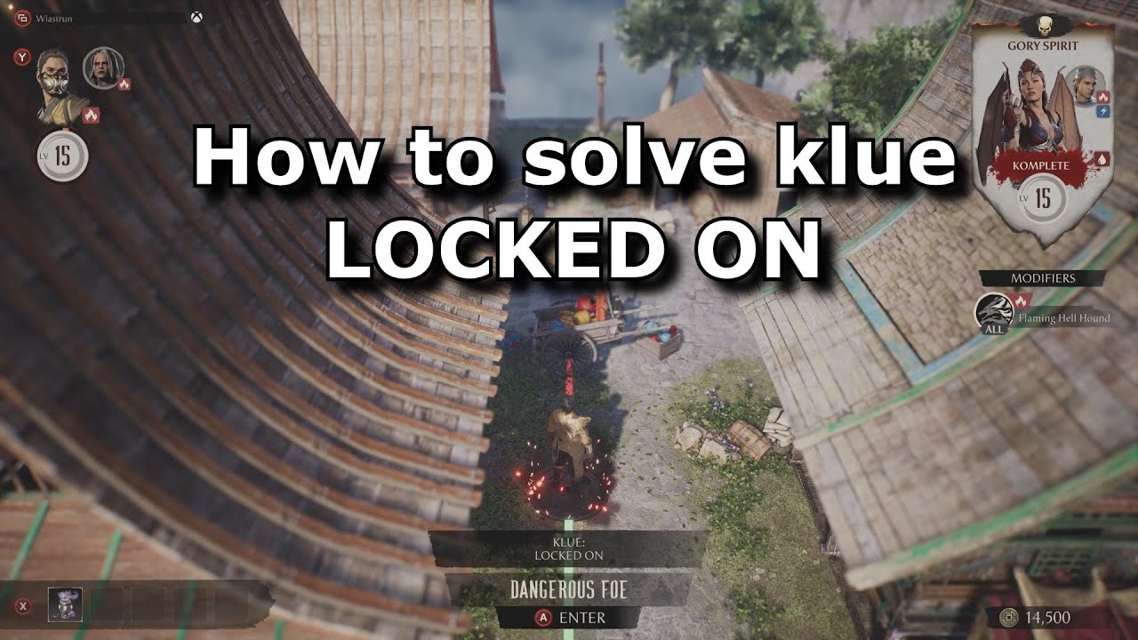 MK1 Invasions - How to solve klue LOCKED ON in Sun Do Festival mesa ...