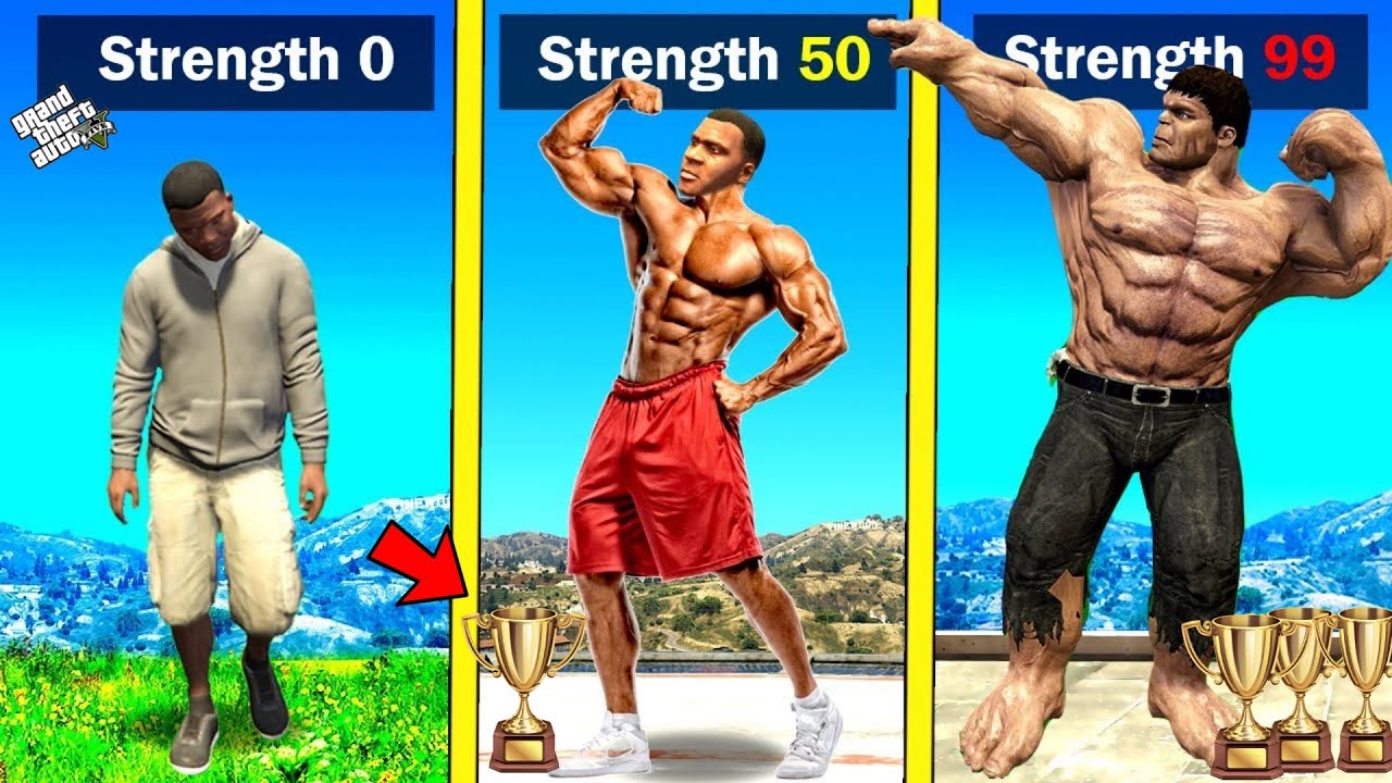 Franklin Become World's Strongest Man IN GTA 5 || GTA 5 TAMIL ...