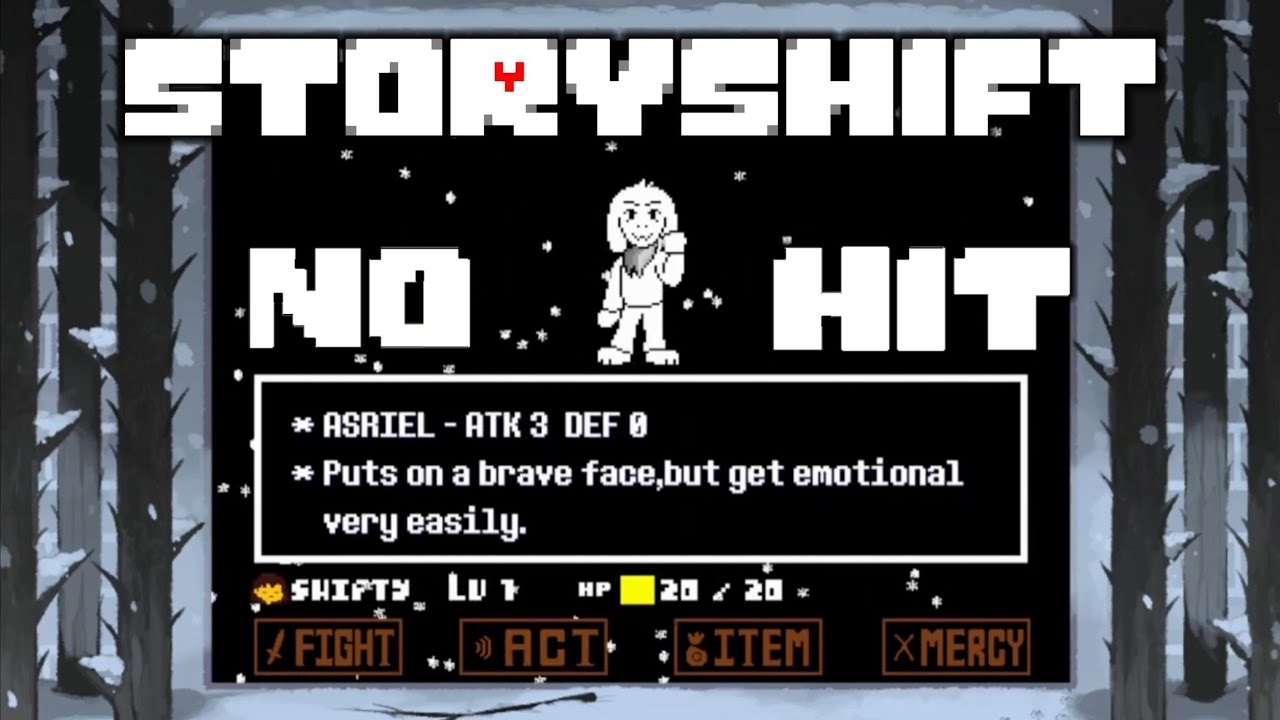 [언더테일 팬게임]스토리쉬프트 아스리엘(자비) StoryShift Asriel Fight (Mercy) - YouTube