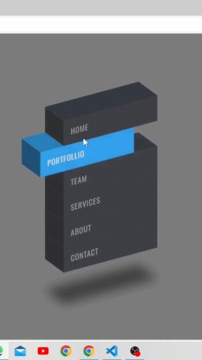 Animated Navbar Menu In Css Html Css3 Htmlcss Javascript Programming Viral Funny Coder 
