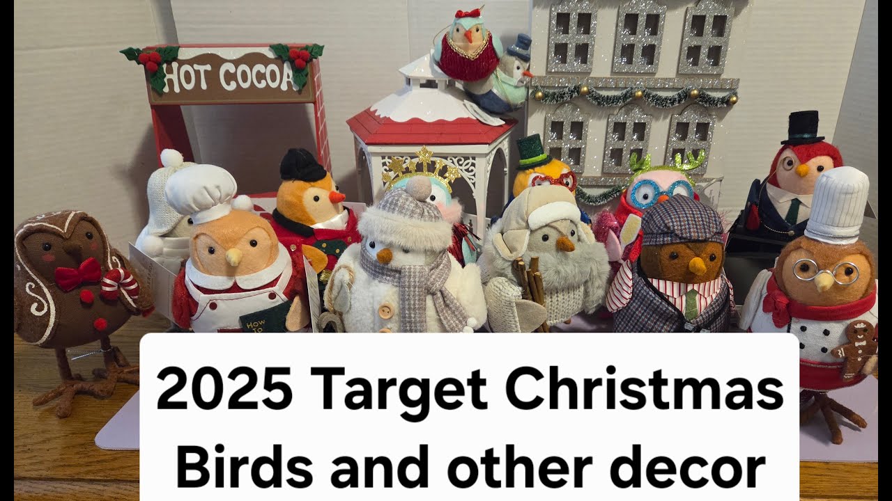 2025 Target Christmas Birds & Other decor - YouTube