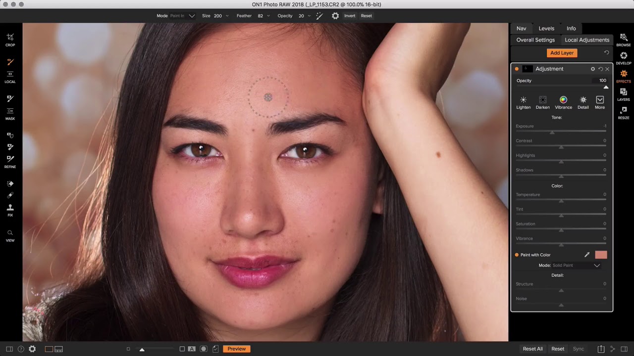 Blending and Smoothing Skin Tones – ON1 Photo RAW - YouTube