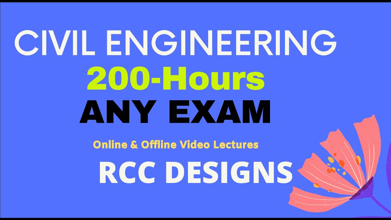 RCC Designs : Sample Video Lecture in Civil Engineering for JEn/AEn ...