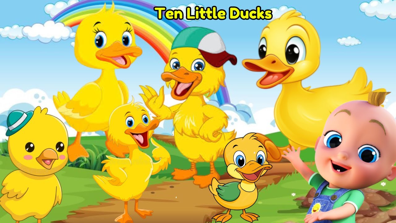 Ten Little Ducks || Kids Song || Cocomelon Nursery Rhymes - YouTube