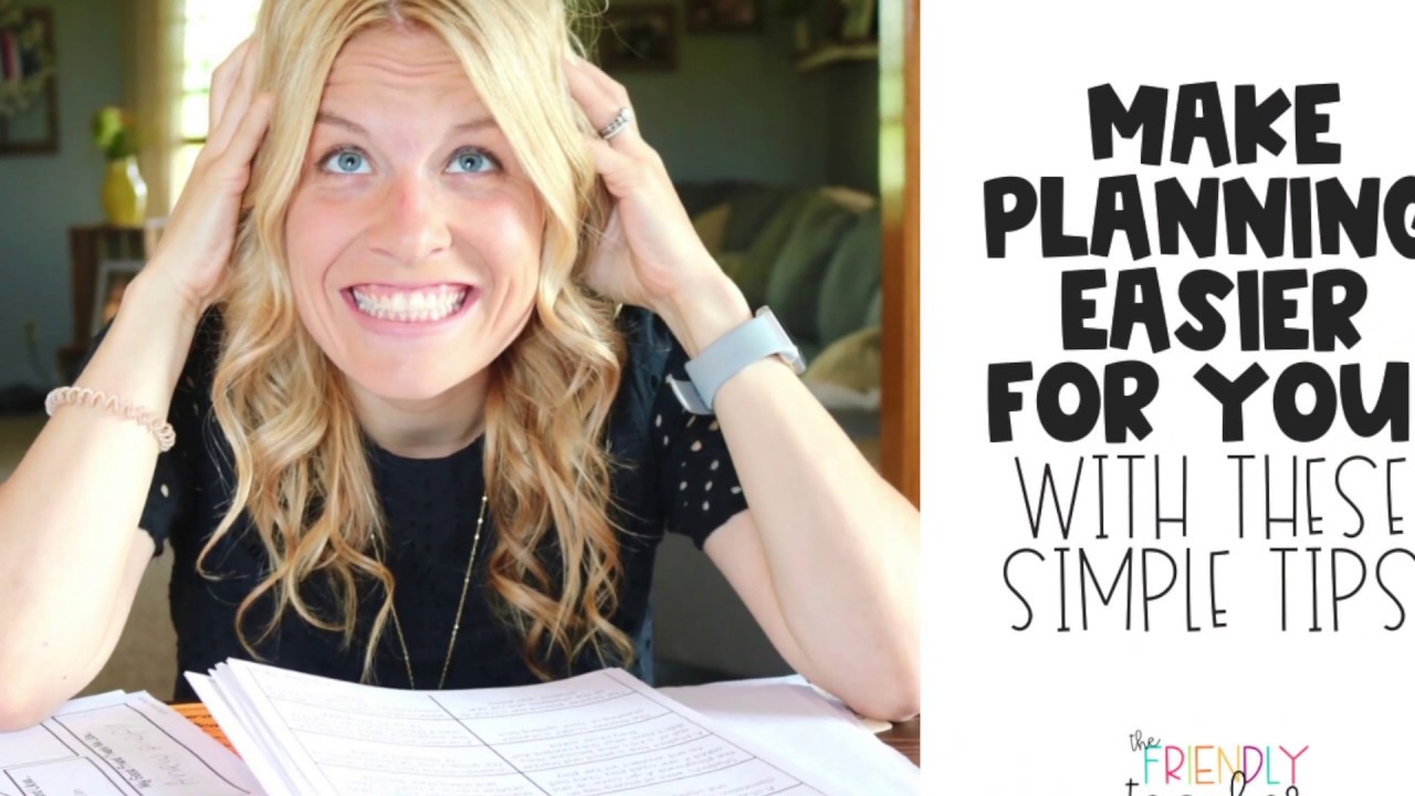 Make Lesson Planning Easier YouTube Make Lesson Planning Easier YouTube