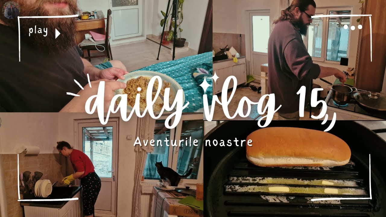 Alex gateste noodles, hotdogi, spalat vase si udat flori | Viata unui ...