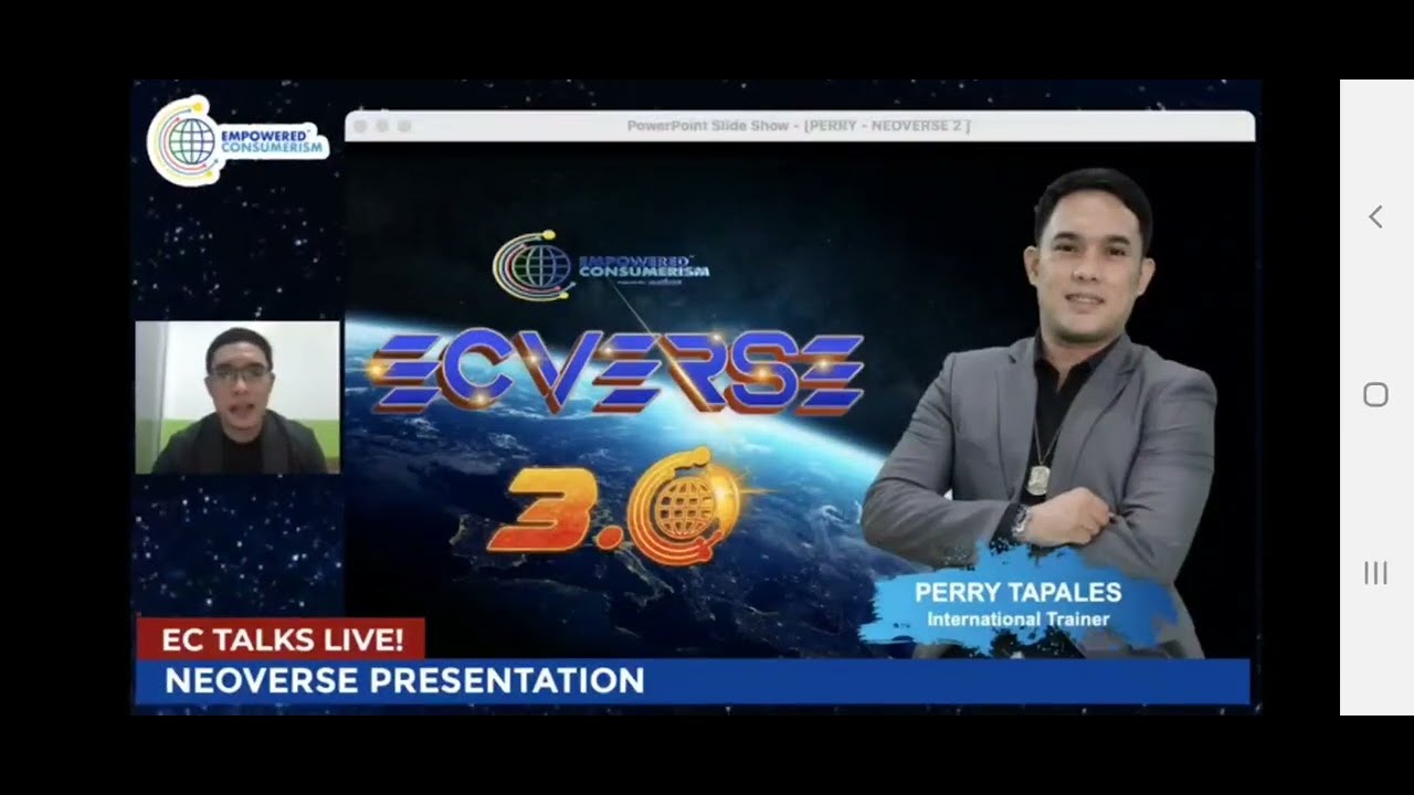 EC VERSE 3.0 | NEOVERSE PRESENTATION | EMPOWERED CONSUMERISM | Sir Perry Tapales - YouTube