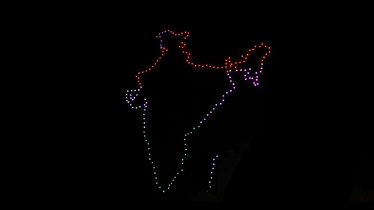 Independence Day 200 Drone Light Show by BotLab Dynamics - YouTube