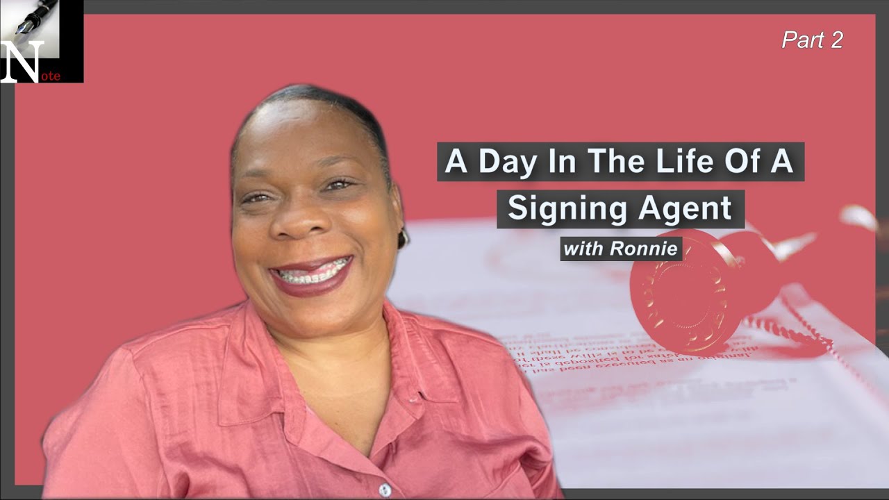A Day in the Life - P2 | Notary Signing Agent | Note A Doc, LLC - YouTube