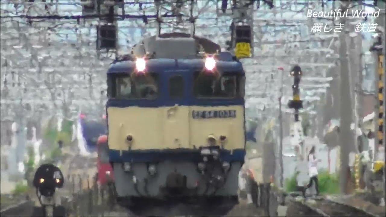 長野でまだ遭遇できるEF64形電機！ キハ110系おいこっと今日も訓練運転で活躍！特急しなの383系長野駅で入換え運用。20223.6.9 JR長野駅 panasd 3120 - YouTube