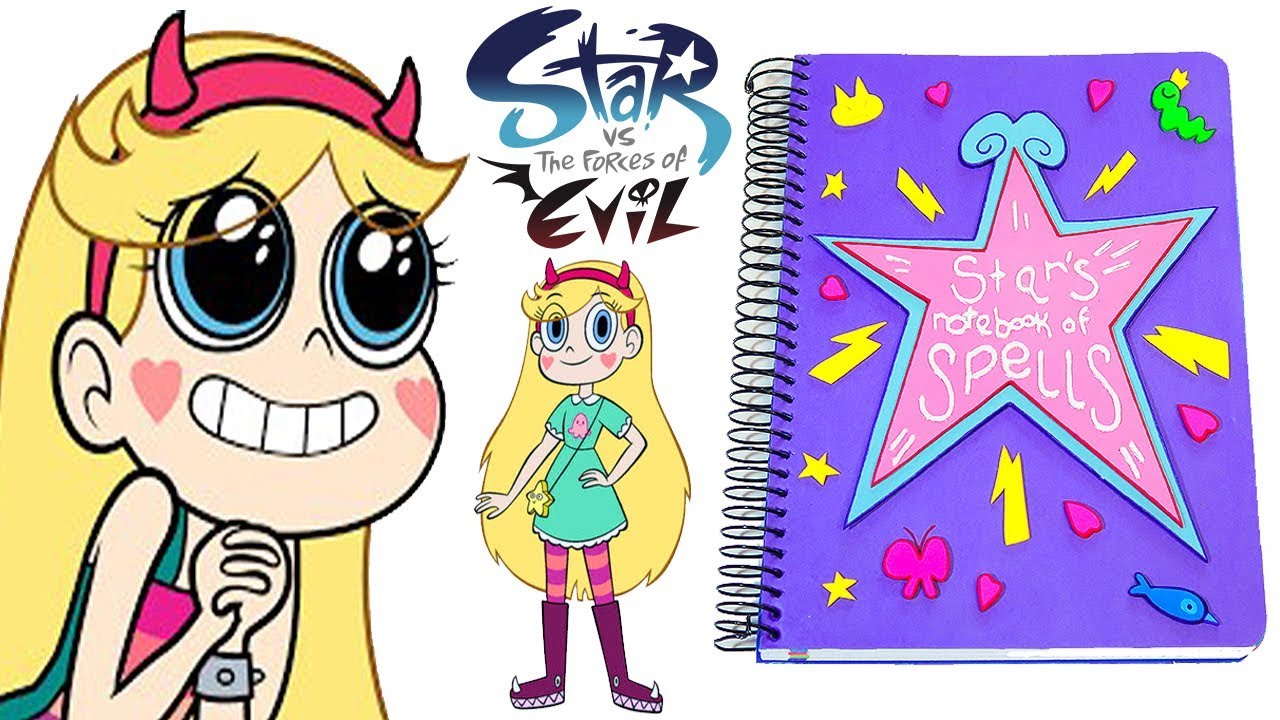 DIY: Star's Notebook of Spells (STAR vs The Forces of EVIL) - YouTube