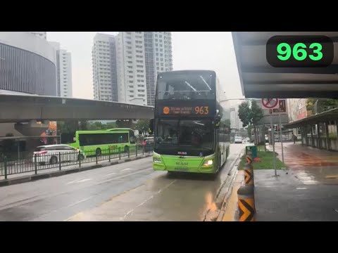Tower Transit Singapore Bus 963 MAN A95 E6 SG6058H. - YouTube