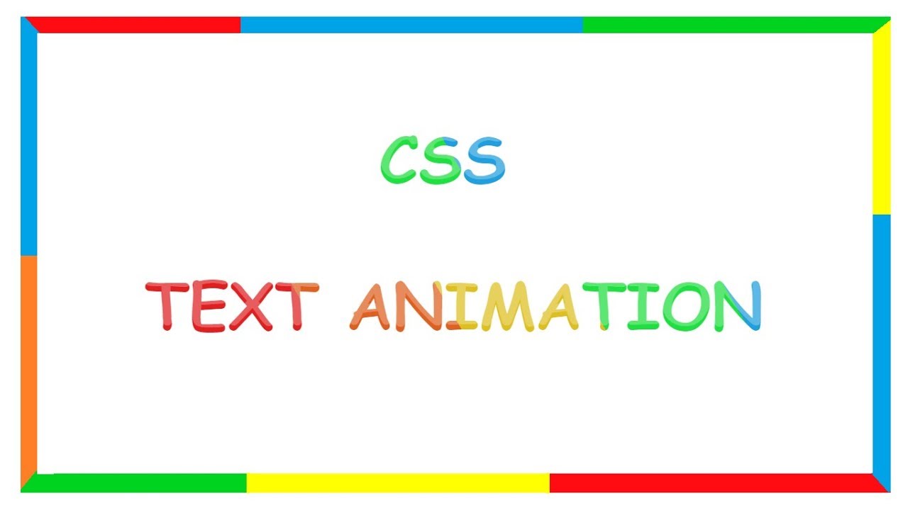 Text Animation || Gradient Color Effect || CSS - TUTORIAL by Coding ...