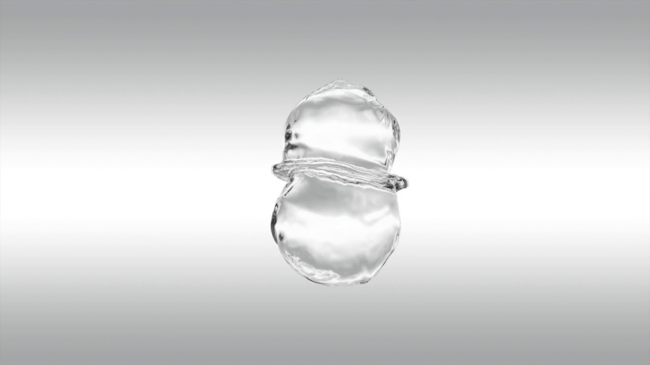 Animated colliding two water droplets in super slow motion Blender ...