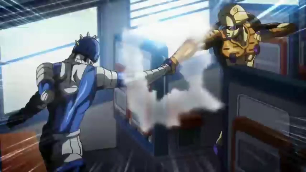 JJBA: Vento Aureo - Stand Punch clash sound effect - YouTube