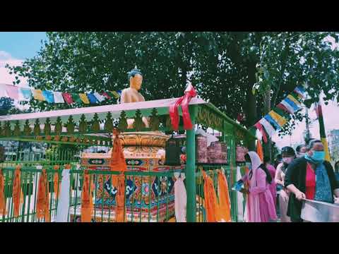Eye Opening Ceremony of Gautam Budhha ||Guru Sangay Menla Prayer|| 🙏🙏🙏 ...
