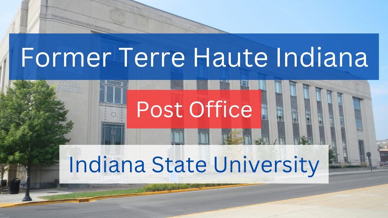 Terre Haute Indiana Former Post Office Federal Building and Mural ...