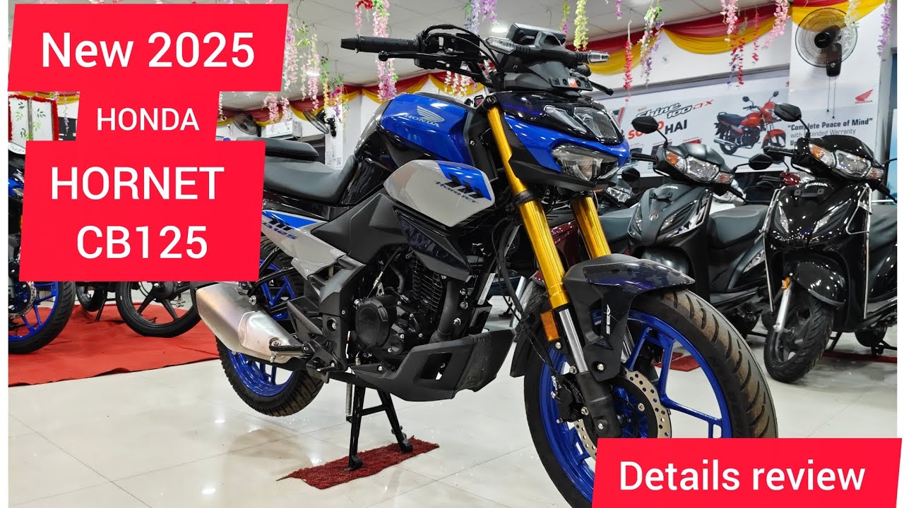 All New 2025 Honda CB 125 Hornet Details Review | On Road Price ...
