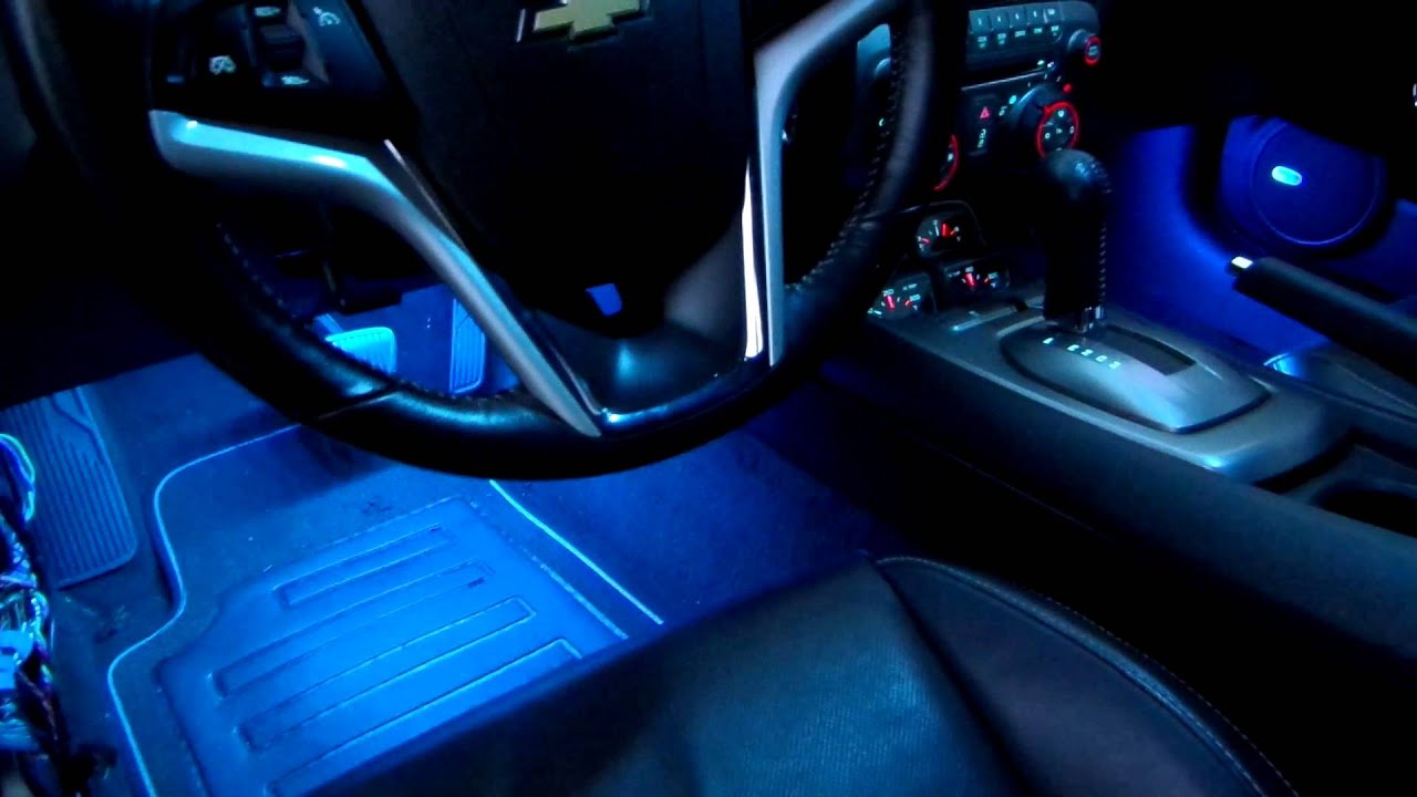 Red Camaro Interior Lighting