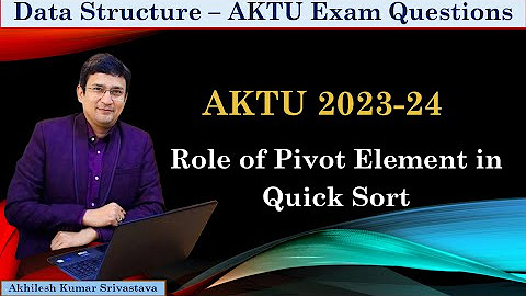 Data Structure & Algorithm : AKTU Exam Previous Year Solved Questions (PYQ) - YouTube