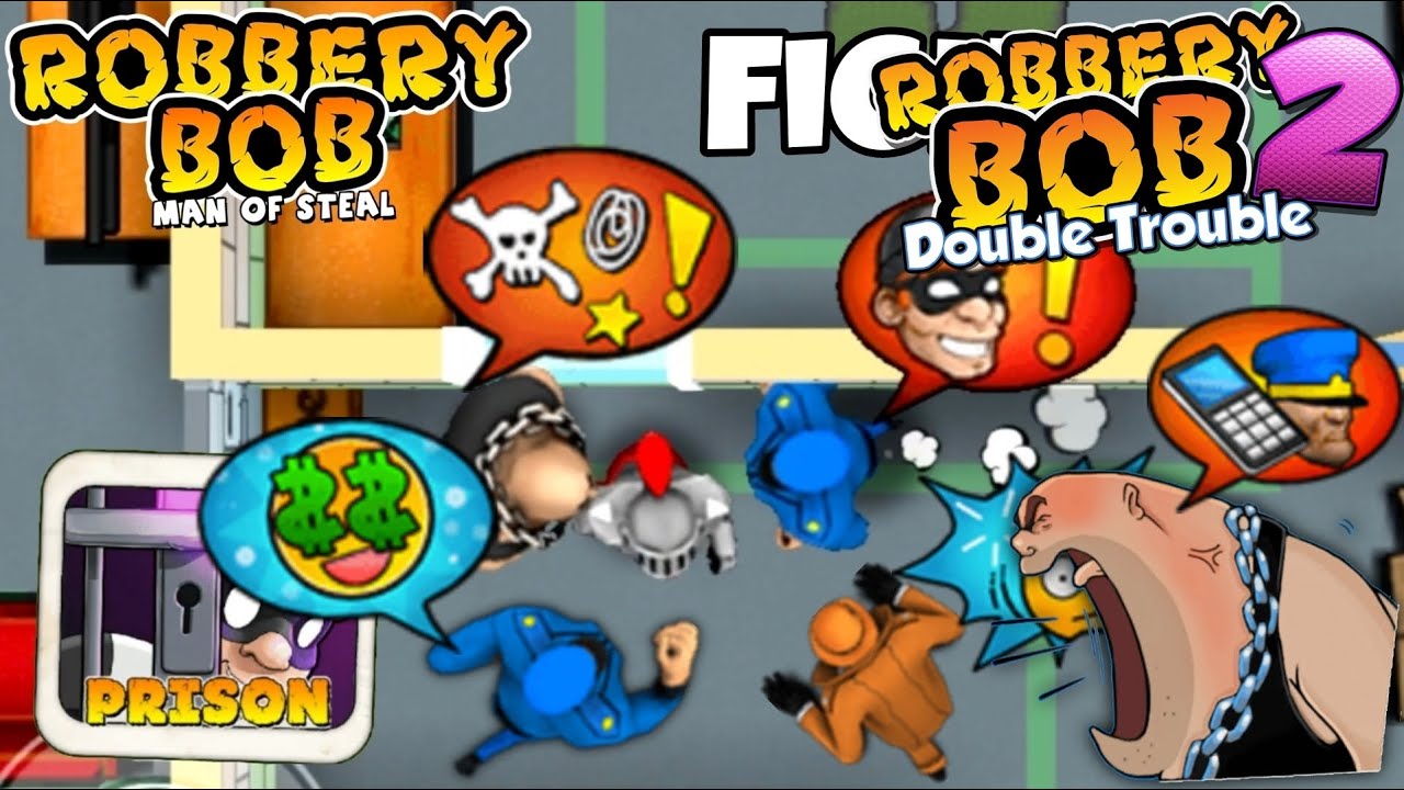 Robbery Bob - Prison vs Robbery Bob 2 Gameplay Walkthrough Ep 75 - YouTube