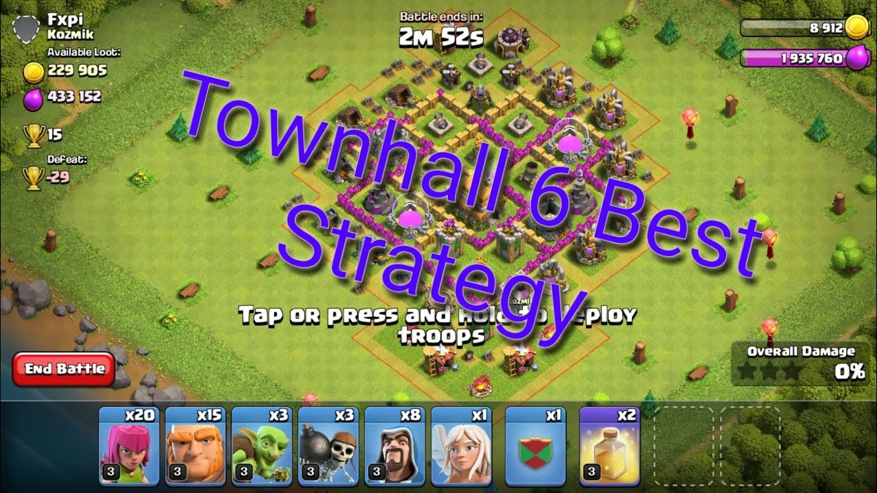 Best Th6 3 Star Attack Strategy 2020 Bd Special...👍 - YouTube