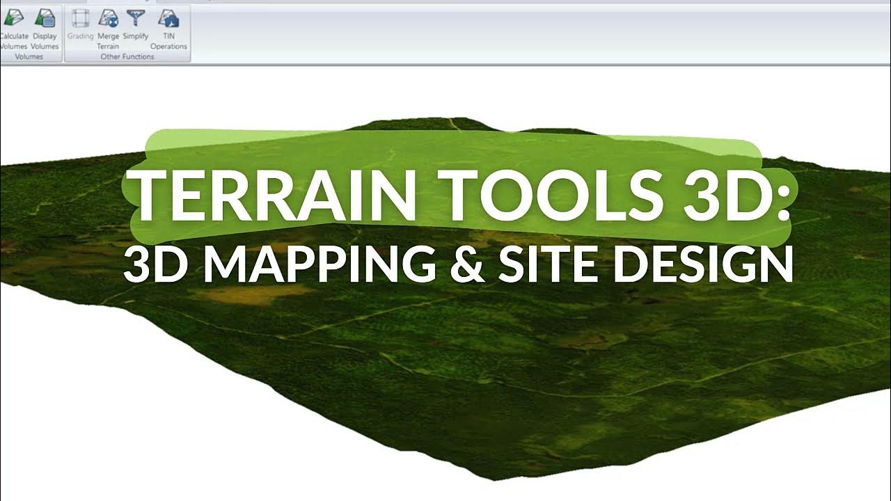 Terrain Tools 3D | 3D Mapping, Grading, & Site Design Software - YouTube