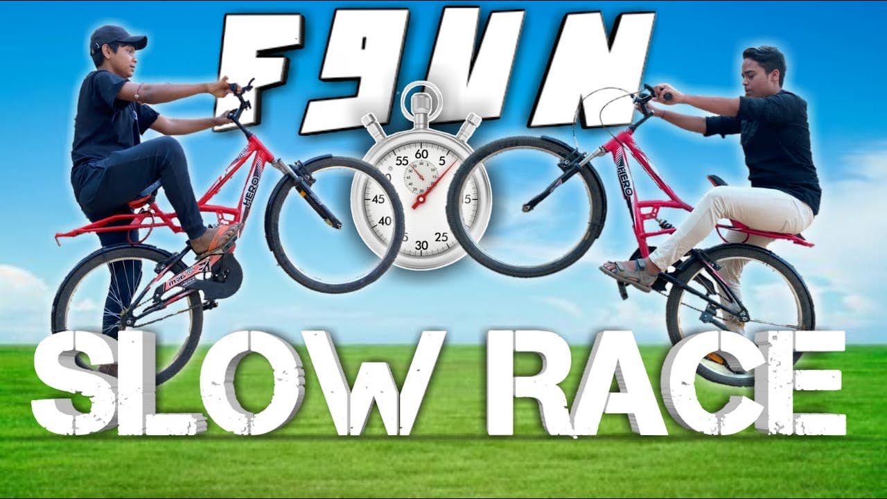 Slow cycle race tricks 🤔🤔 | F9UN - YouTube