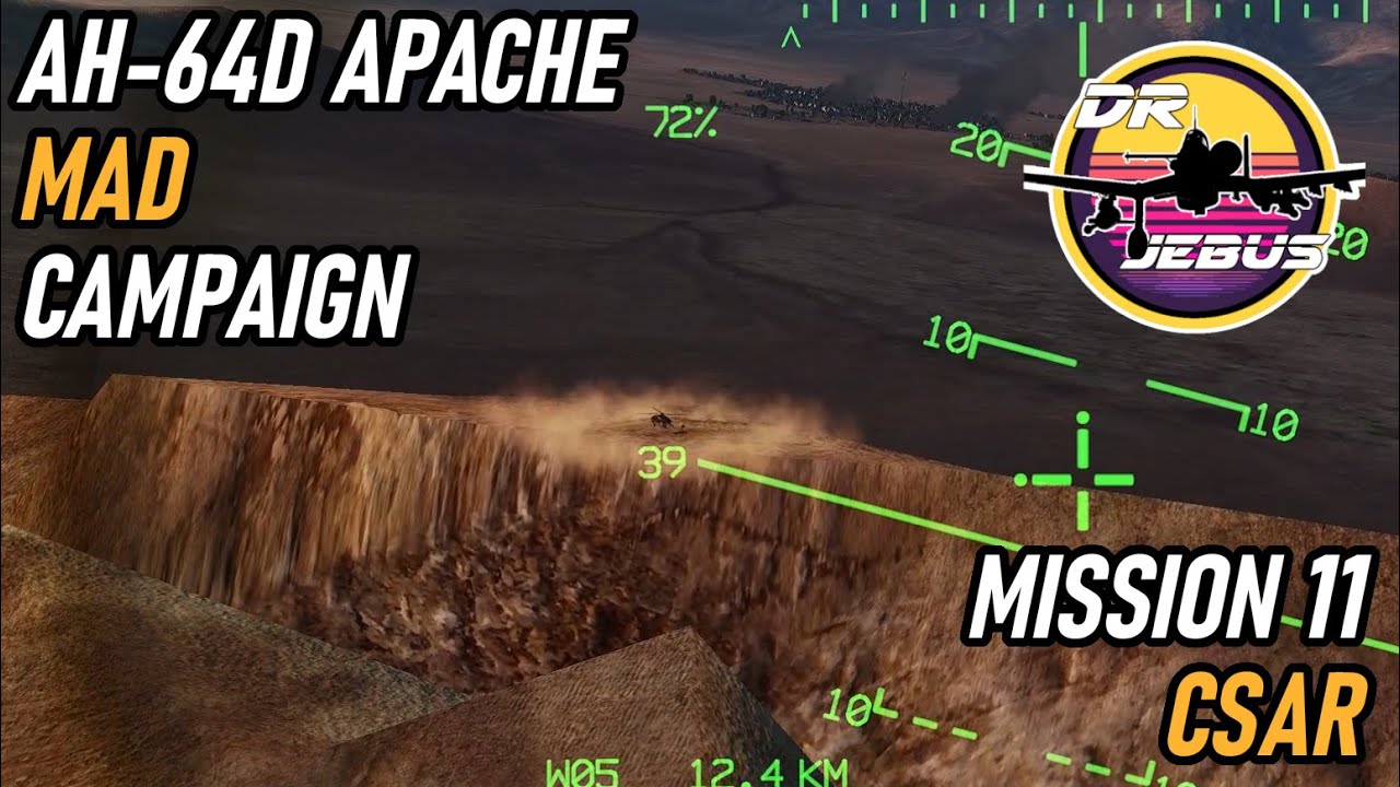 AH-64 Apache MAD Campaign 11 | CSAR | DCS #4k - YouTube
