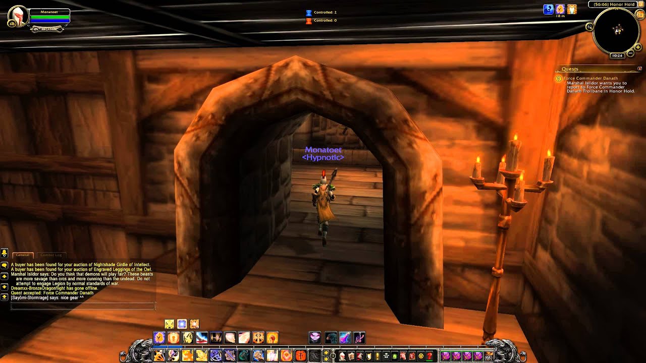 Quest 599: Force Commander Danath (WoW, human, paladin) - YouTube