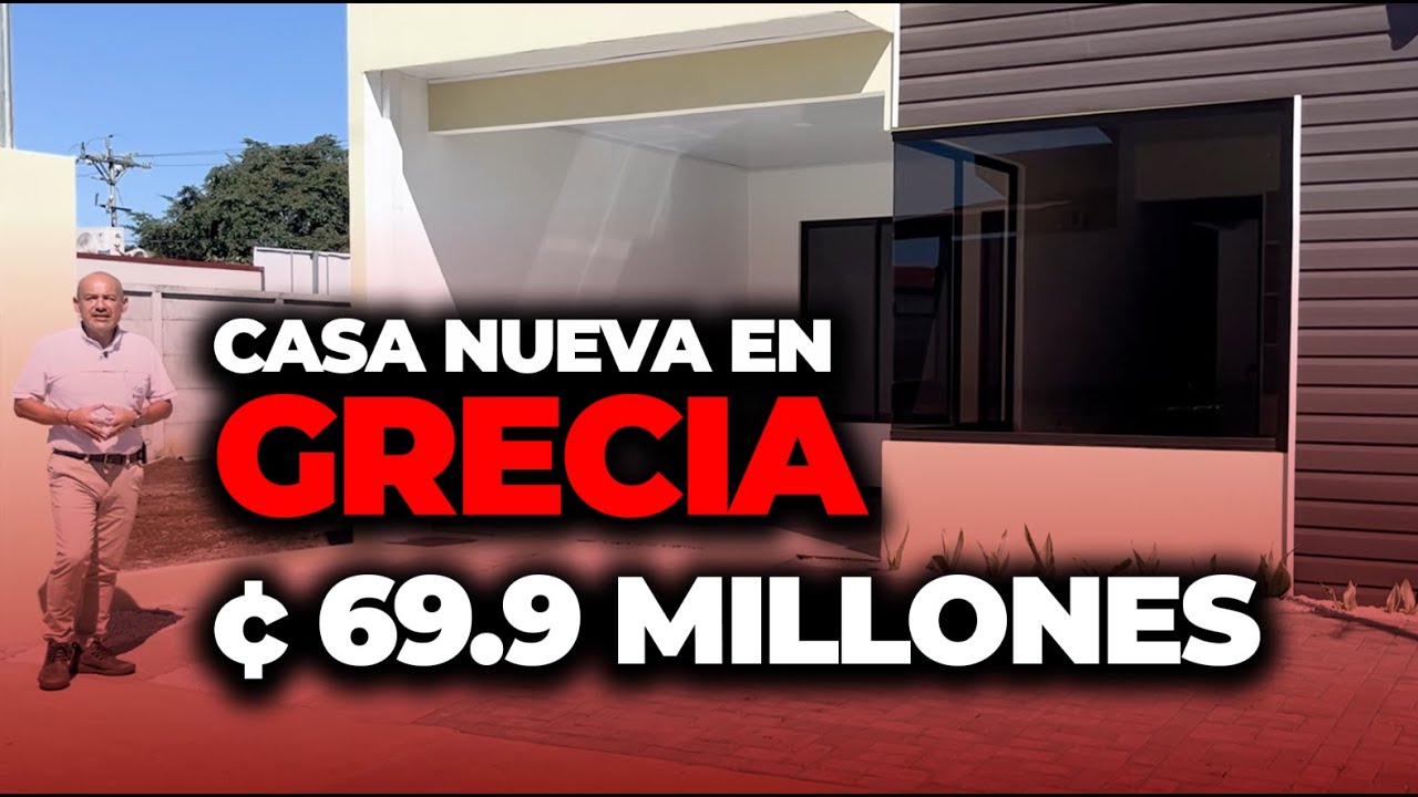 Casa nueva en Grecia ₡69.9 millones - Grecia Costa Rica Bienes Raíces ...