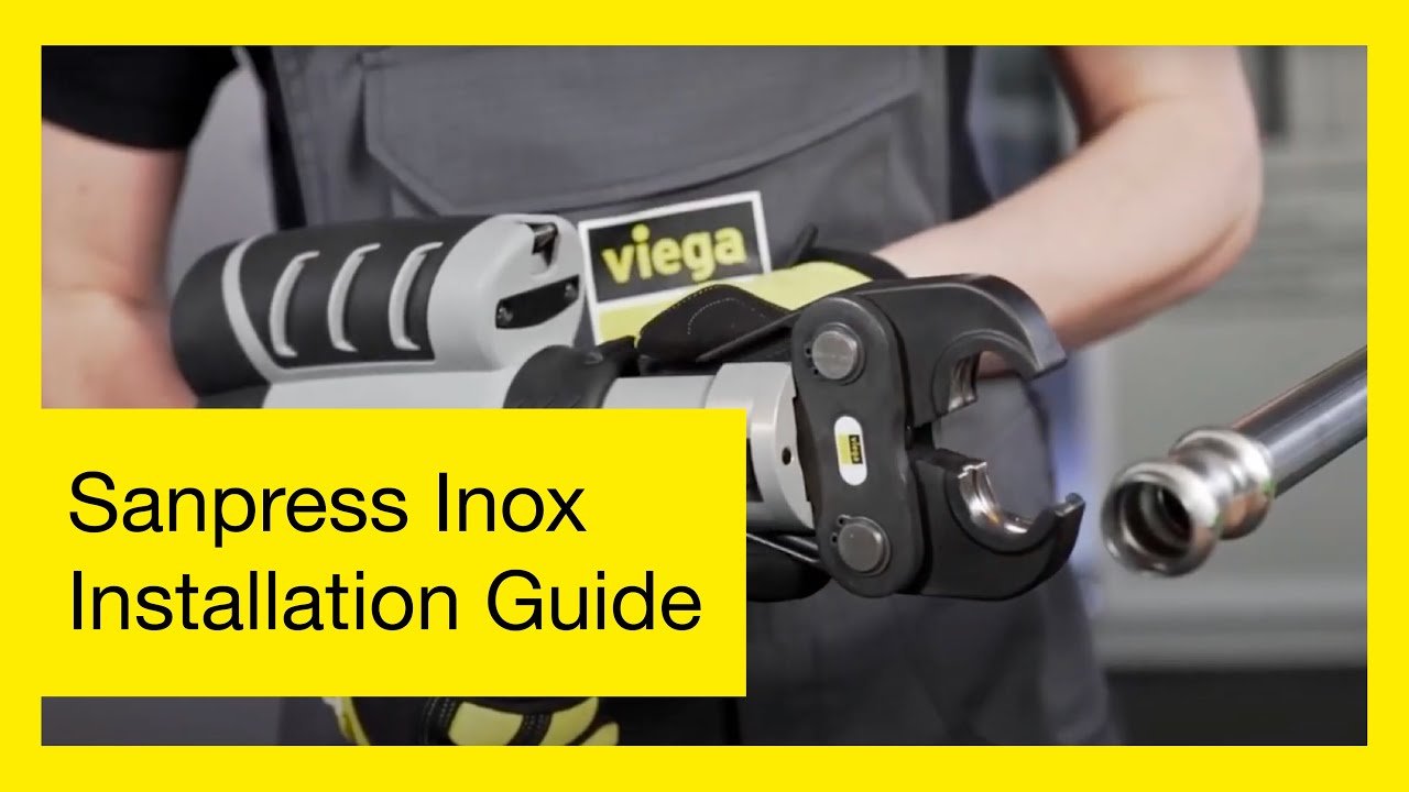 Sanpress Inox Installation Guide | Press Fittings - YouTube