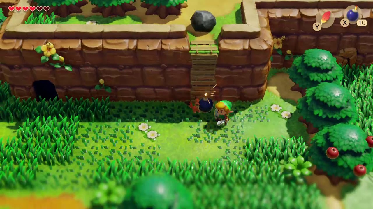 Zelda: Link's Awakening - Luring the Fox onto the Top of the Ladder ...