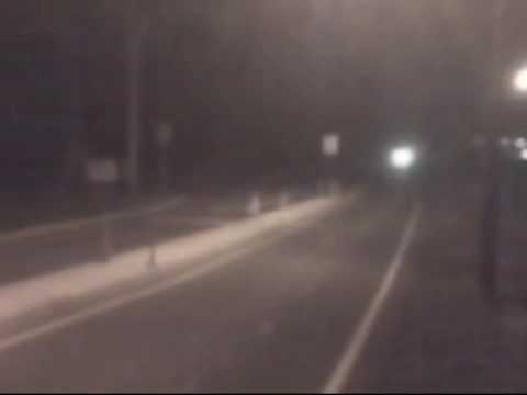 Car jumping train tracks at over 80 mph crashes. - YouTube