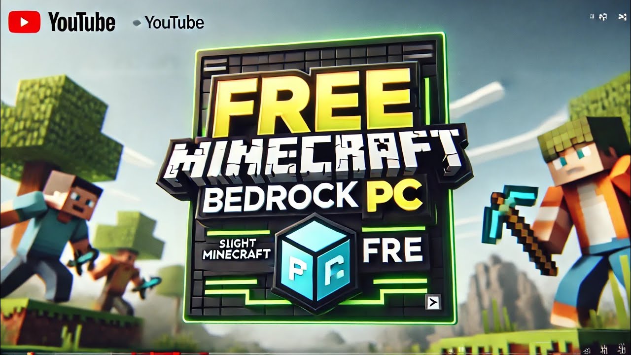 Free Minecraft Bedrock PC Guide: Official, 100% Free Updatable!! - YouTube