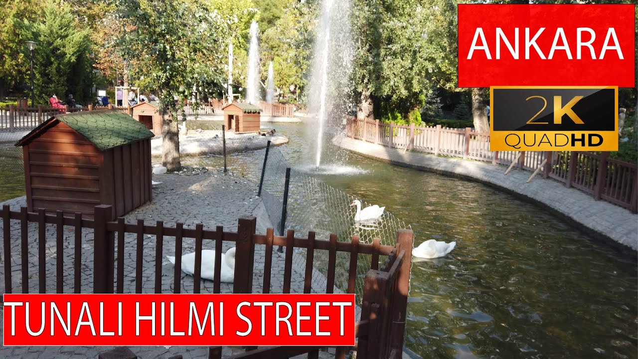 Walking Ankara On A Summer Day-Tunalı Hilmi Street I 2K60FPS - YouTube
