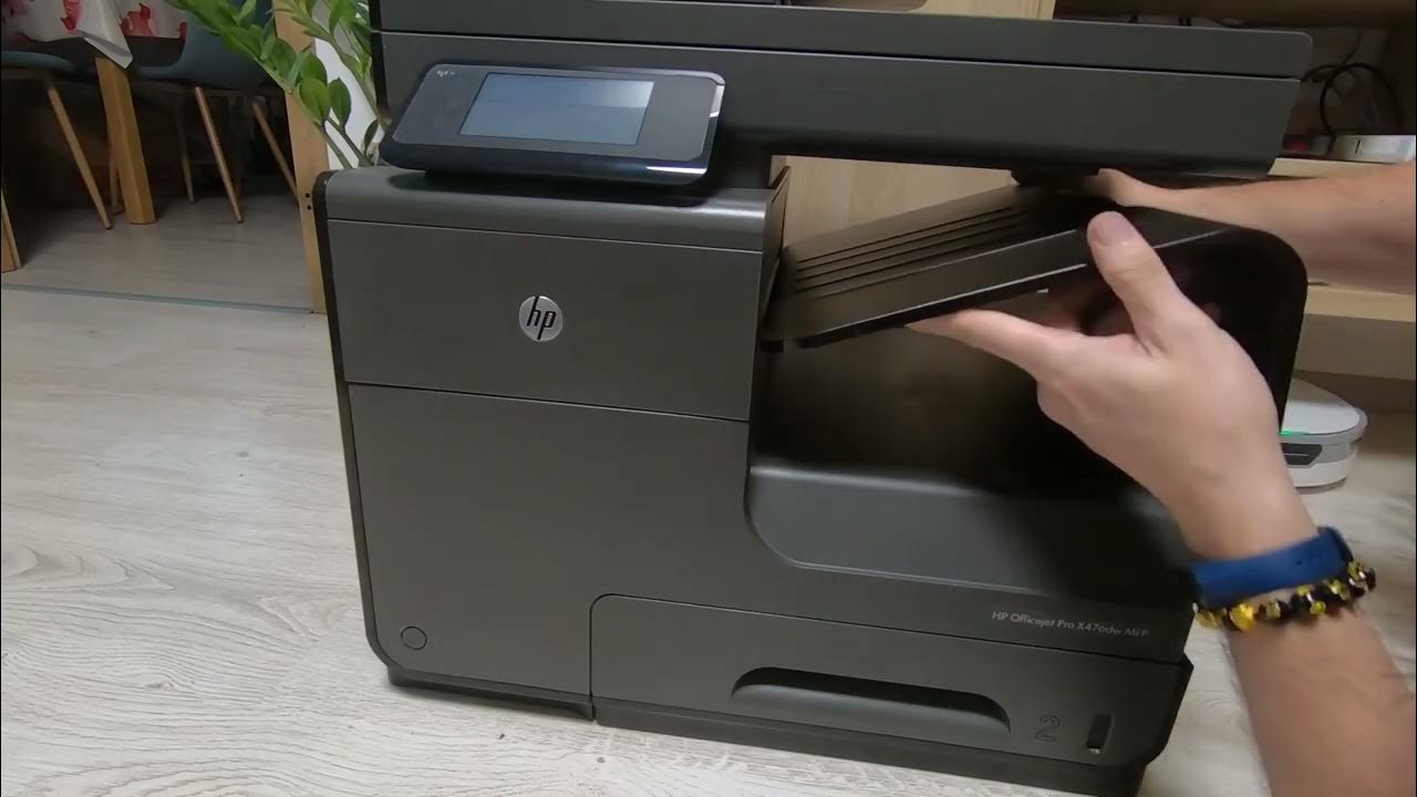 HP OfficeJet Pro X476dw cleaning - YouTube