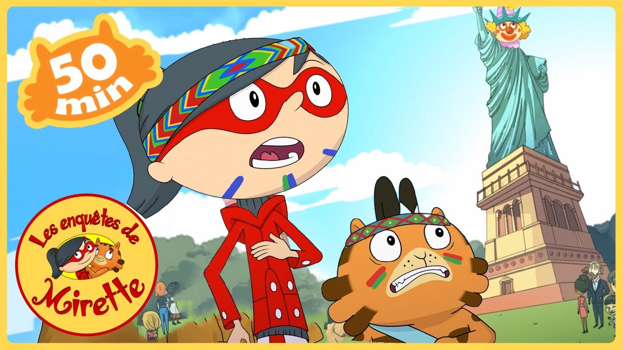 Mirette et Jean-Pat à New-York | COMPILATION | Les enquêtes de Mirette ...