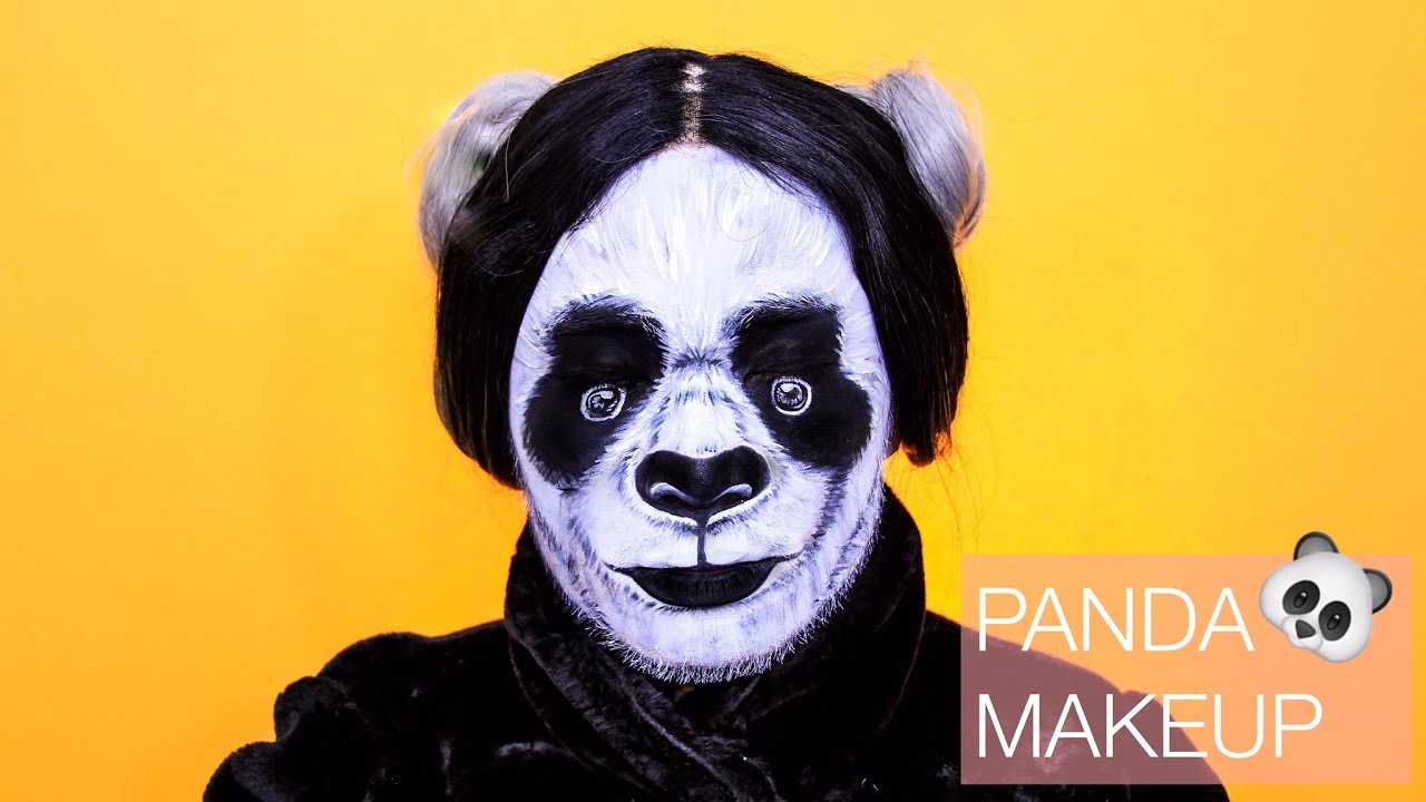PANDA MAKEUP TRANSFORMATION - YouTube