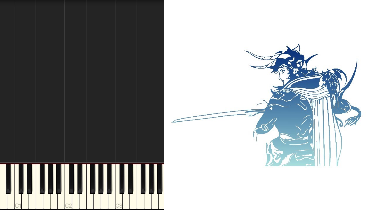Final Fantasy | Menu Screen [NES] Synthesia - YouTube