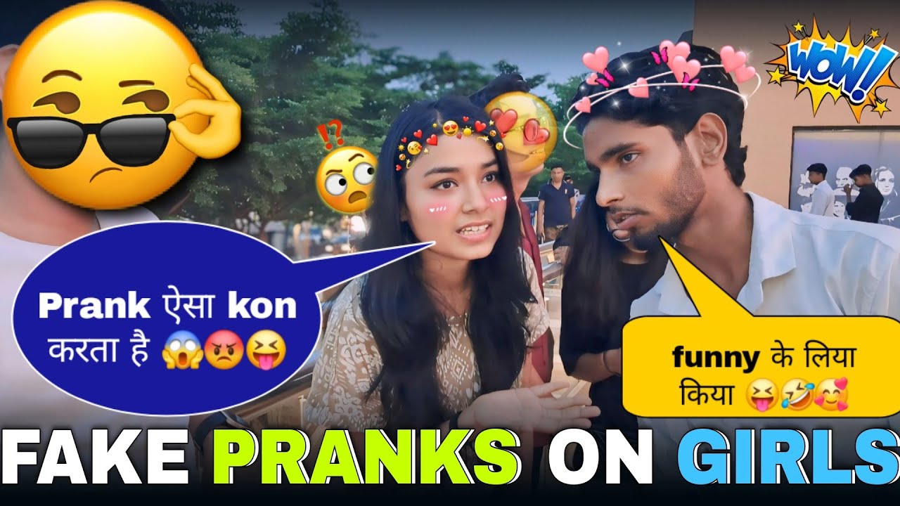 FAKE PRANKS ON GIRLS 😱😡😝 || prank video ️ // 97 The vlogs ️ - YouTube